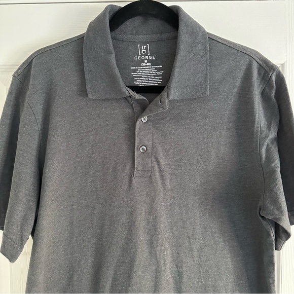 George | Shirts | Mens Gray Polo Size Medium George Brand | Poshmark